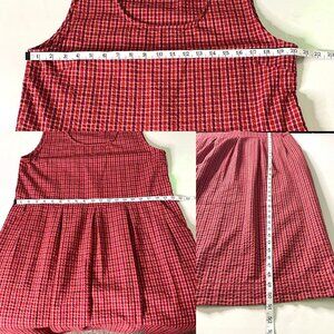 Bobbie Brooks | Dresses | Vyg Bobbie Brooks Red Plaid Sleeveless ...